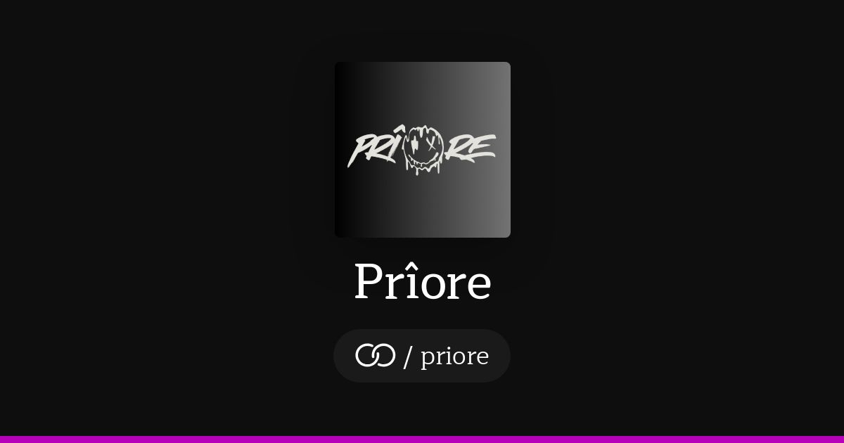Prîore (/priore) · solo.to