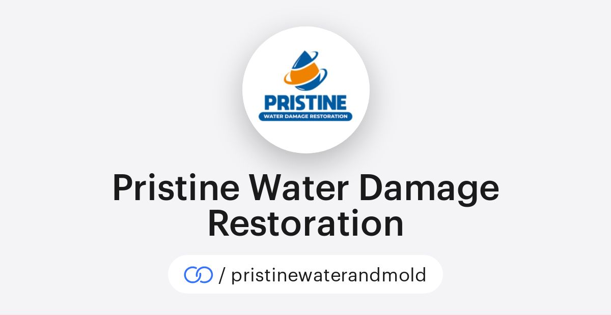 Pristine Water Damage Restoration (/pristinewaterandmold) · solo.to