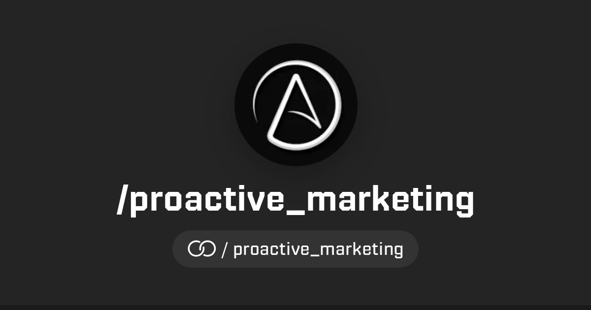 /proactive_marketing · solo.to