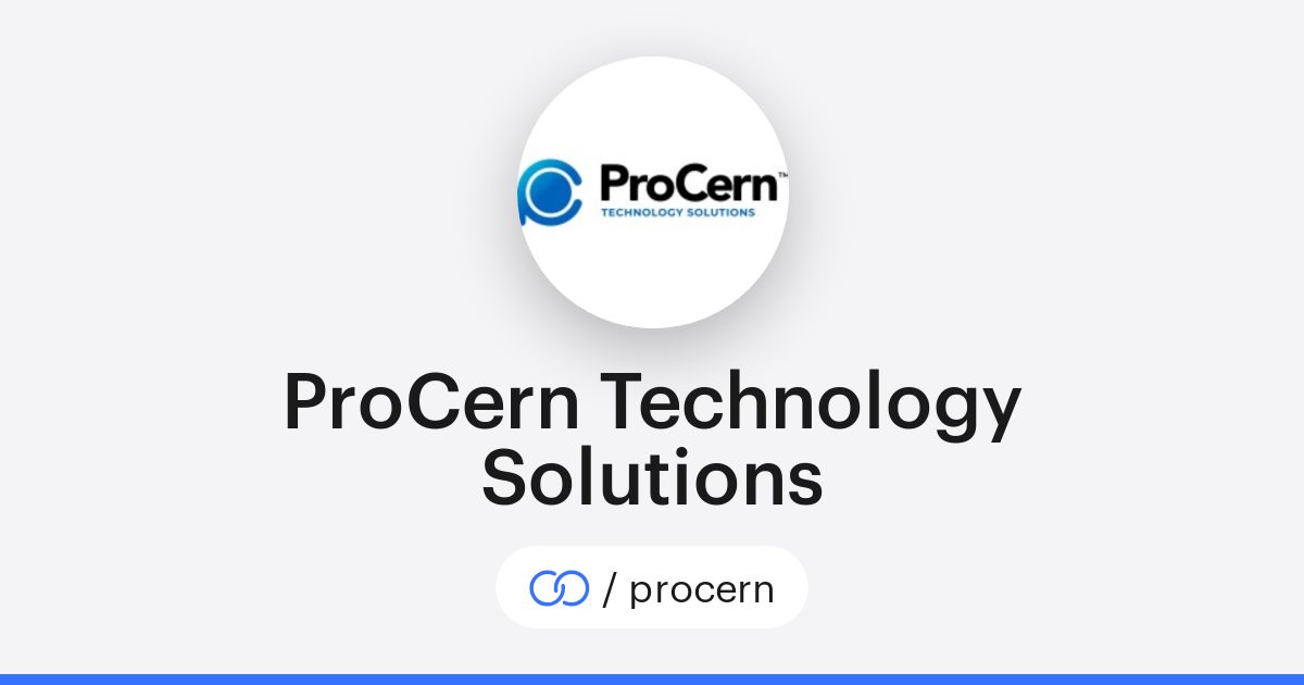 ProCern Technology Solutions (/procern) · solo.to