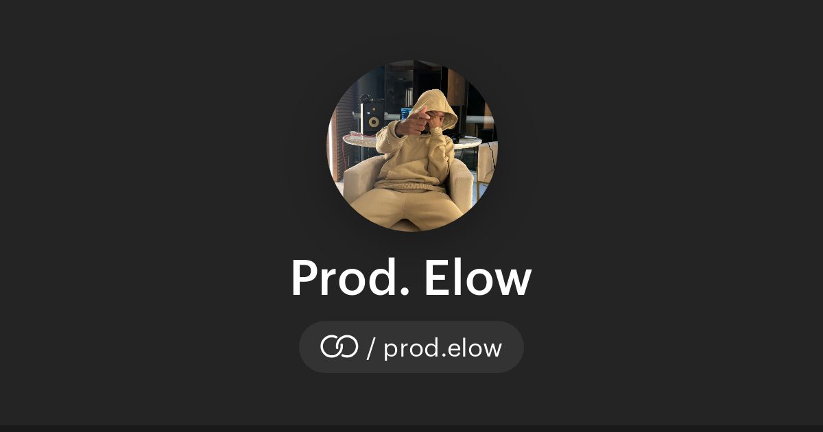 Prod. Elow (/prod.elow) · solo.to