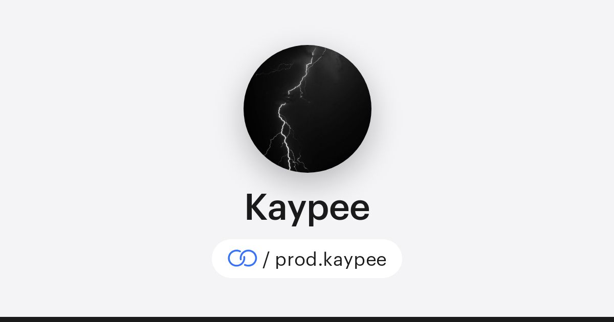 Kaypee (/prod.kaypee) · solo.to