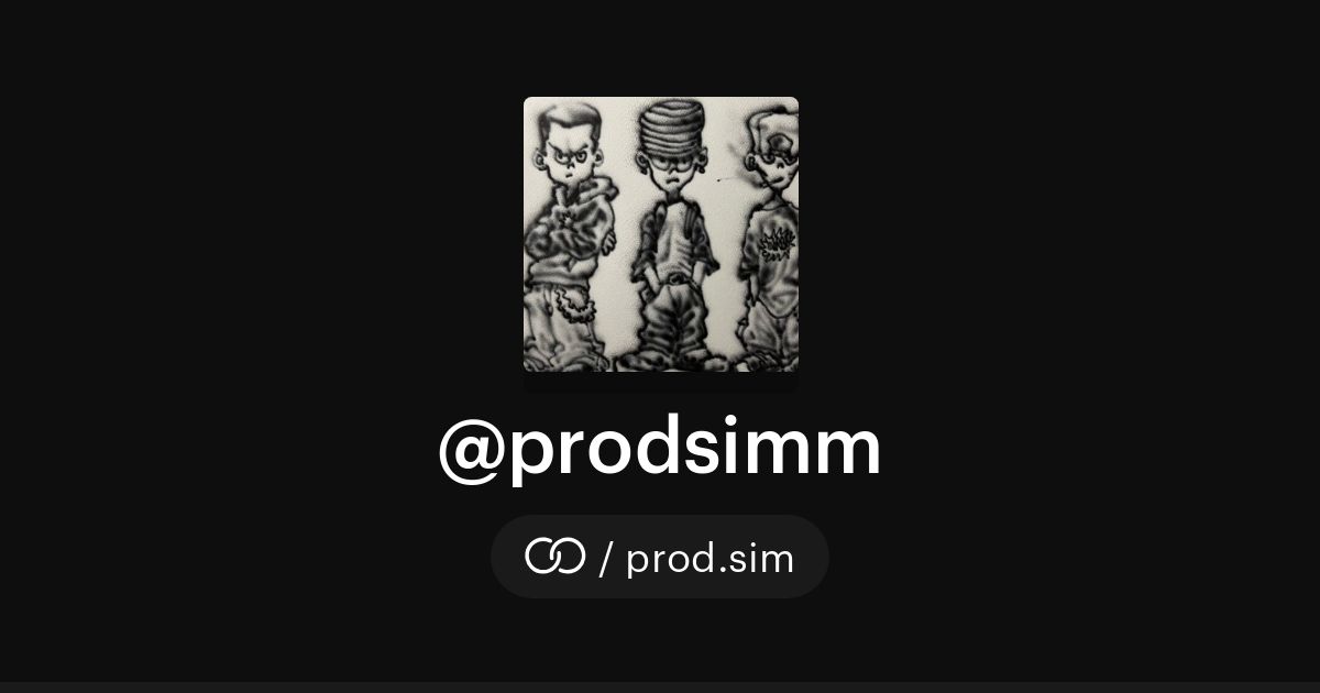 @prodsimm (/prod.sim) · solo.to