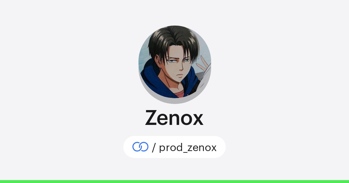 Zenox (/prod_zenox) · solo.to