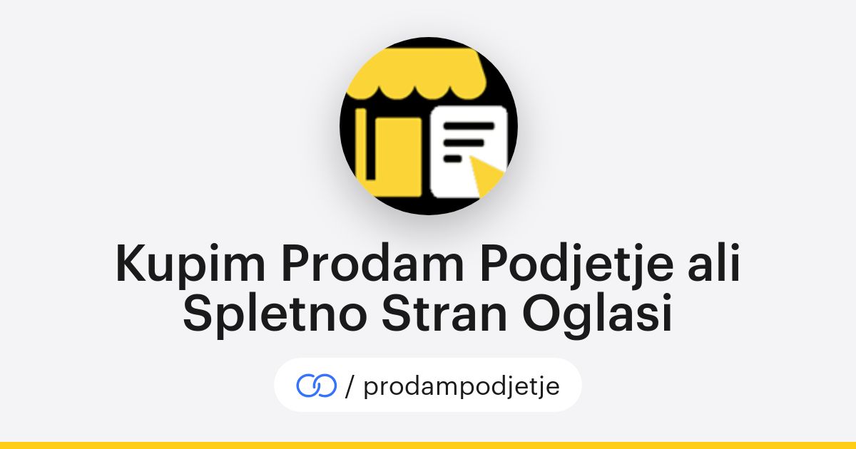 Kupim Prodam Podjetje ali Spletno Stran Oglasi (/prodampodjetje) · solo.to
