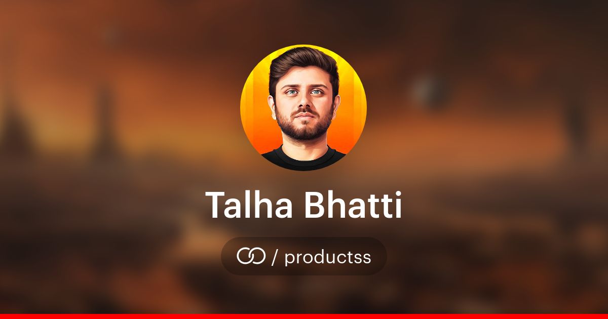 Talha Bhatti (/productss)