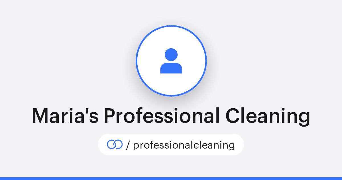 Maria's Professional Cleaning (/professionalcleaning) · solo.to