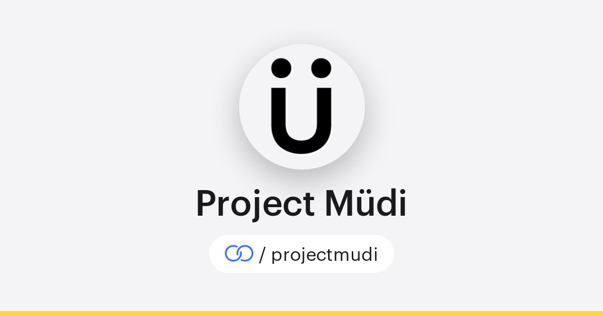 Project Müdi (/projectmudi) · solo.to