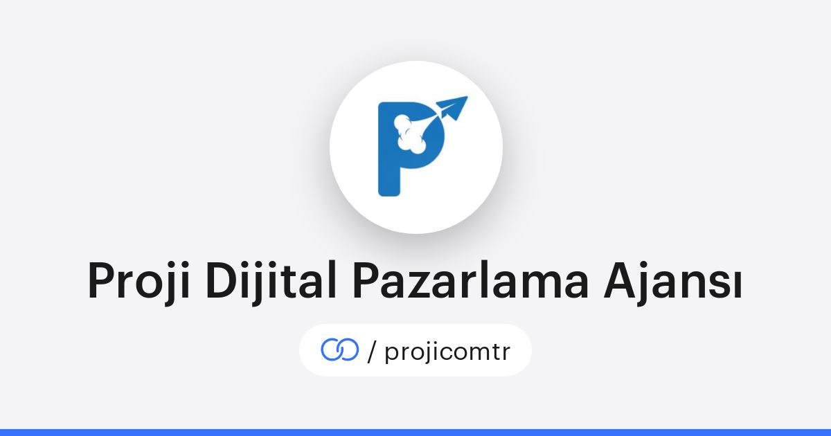 Proji Dijital Pazarlama Ajansı (/projicomtr) · solo.to