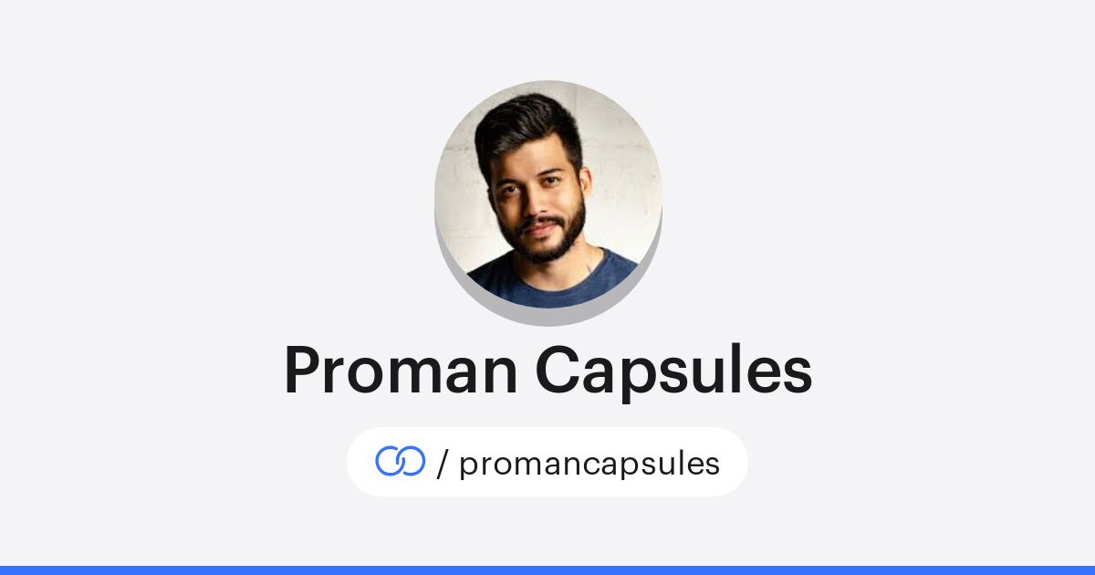 Proman Capsules (/promancapsules) · solo.to