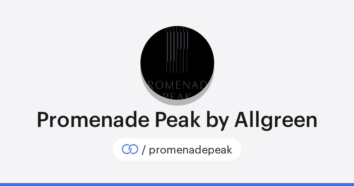 Promenade Peak by Allgreen (/promenadepeak) · solo.to