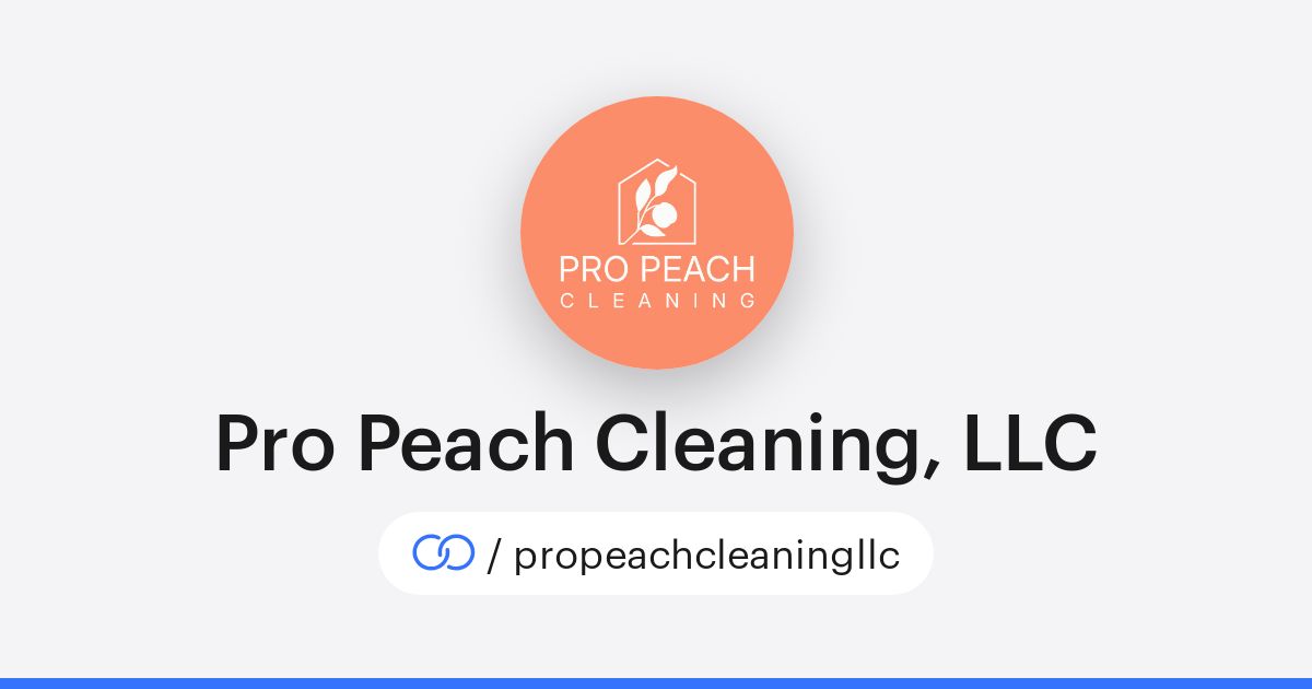 Pro Peach Cleaning, LLC (/propeachcleaningllc) · solo.to