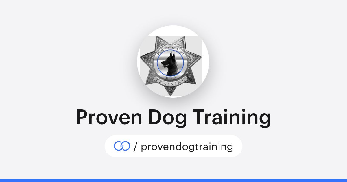 Proven Dog Training (/provendogtraining) · solo.to