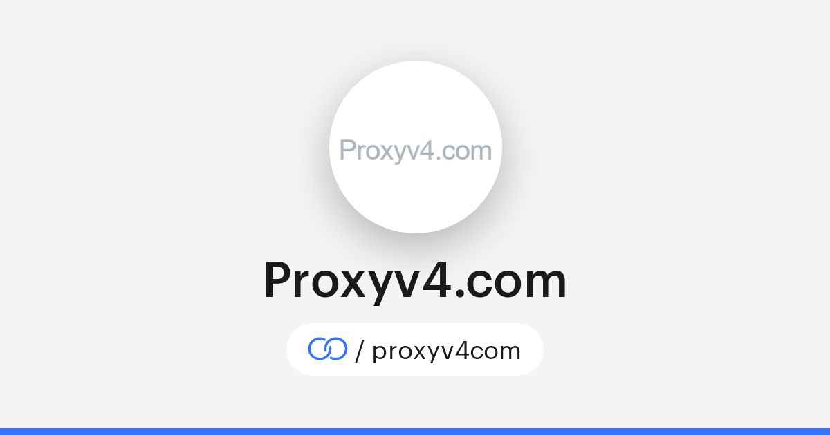 Proxyv4.com (/proxyv4com) · solo.to