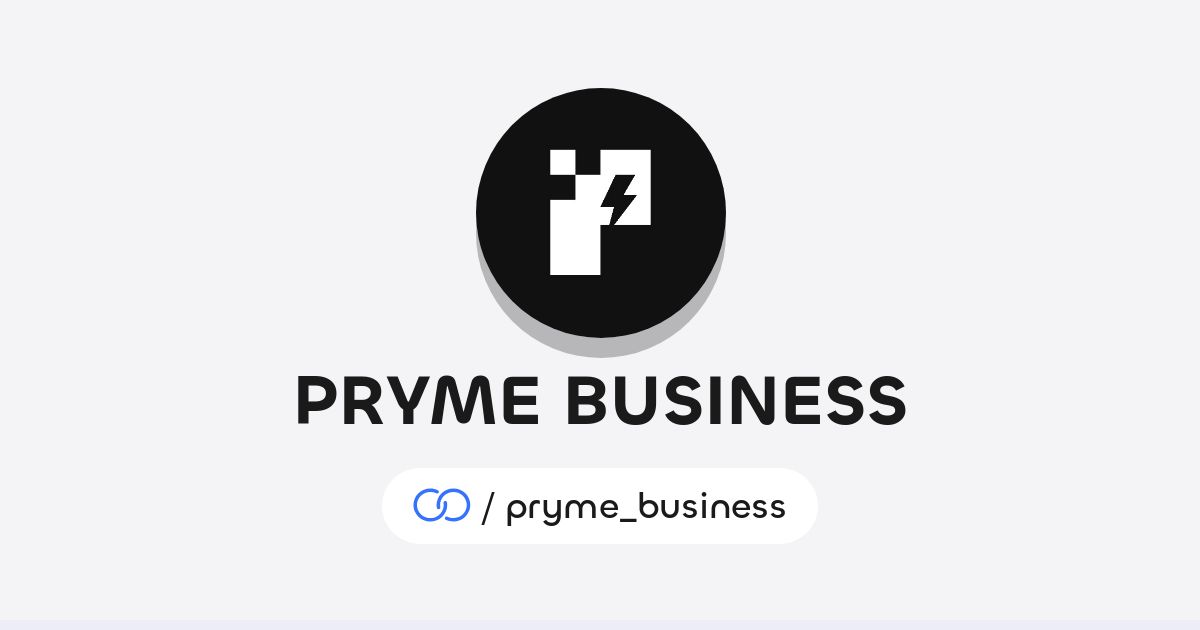 PRYME BUSINESS (/pryme_business) · solo.to