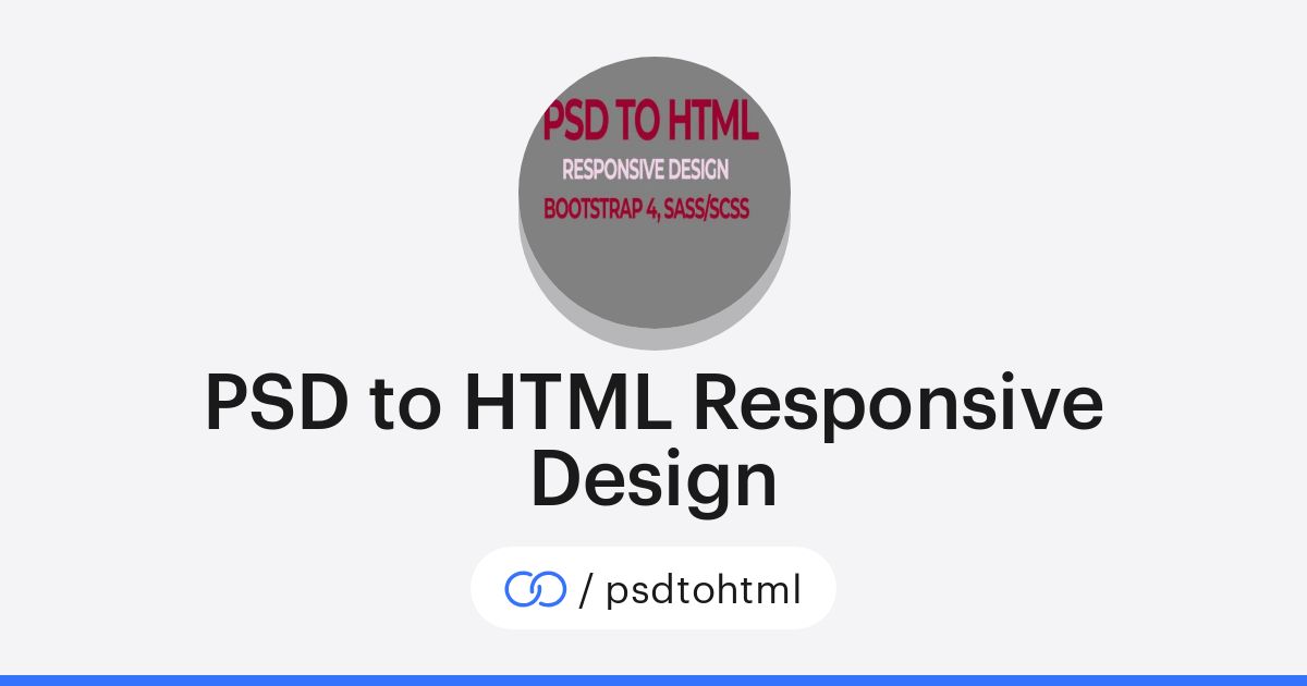 PSD to HTML Responsive Design (/psdtohtml) · solo.to