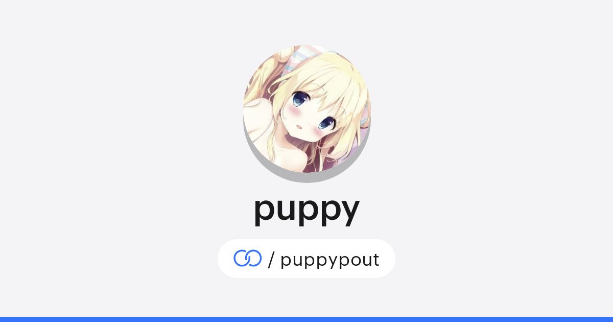 puppy (/puppypout) · solo.to