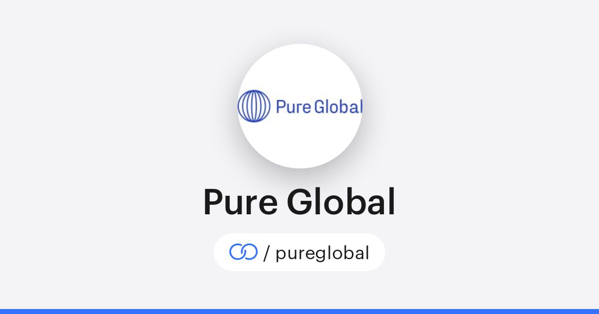 Pure Global (/pureglobal) · solo.to