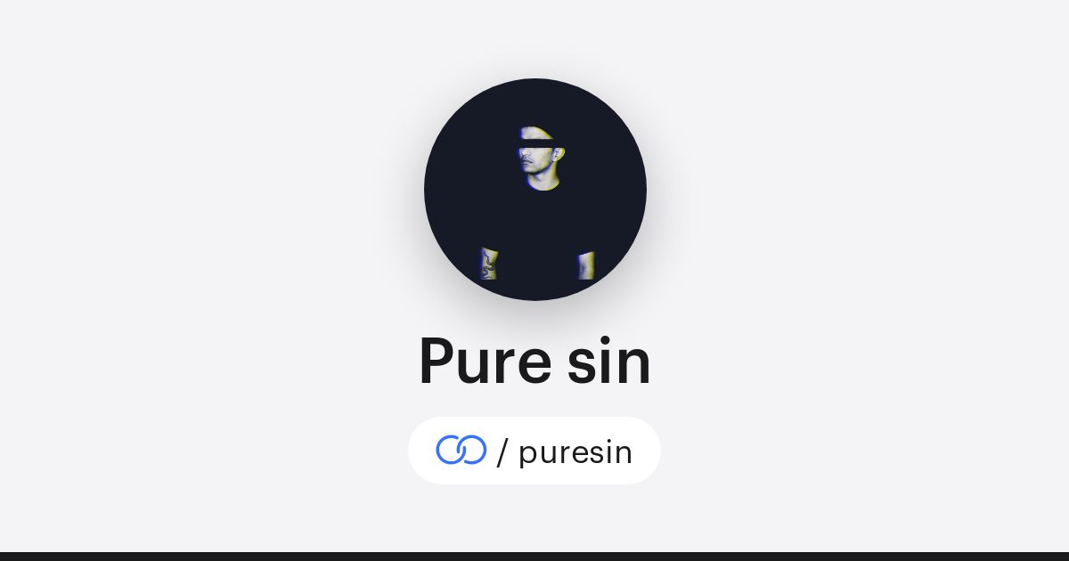 Pure sin (/puresin) · solo.to