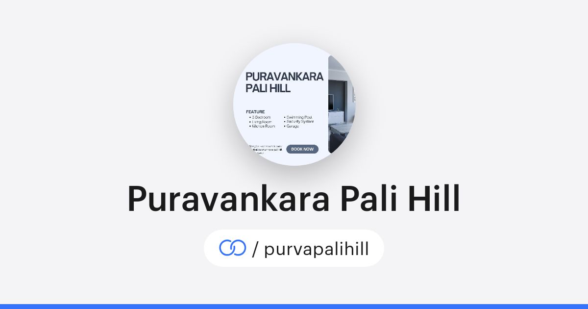 Puravankara Pali Hill (/purvapalihill) · solo.to