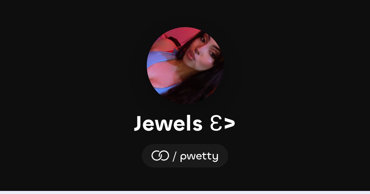 Jewels Ɛ> (/pwetty) · solo.to