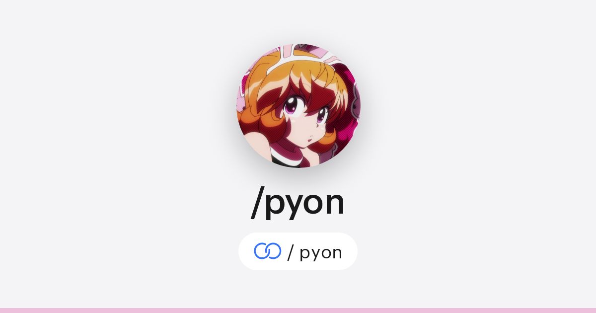 /pyon · solo.to