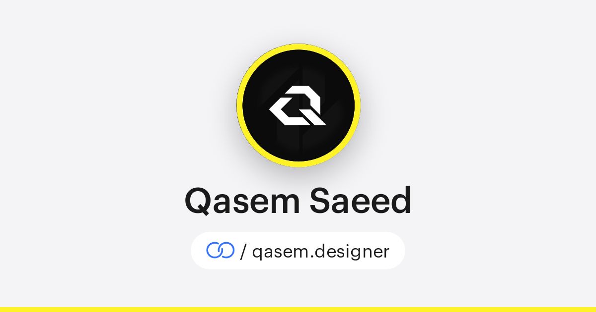 Qasem Saeed (/qasem.designer) · solo.to