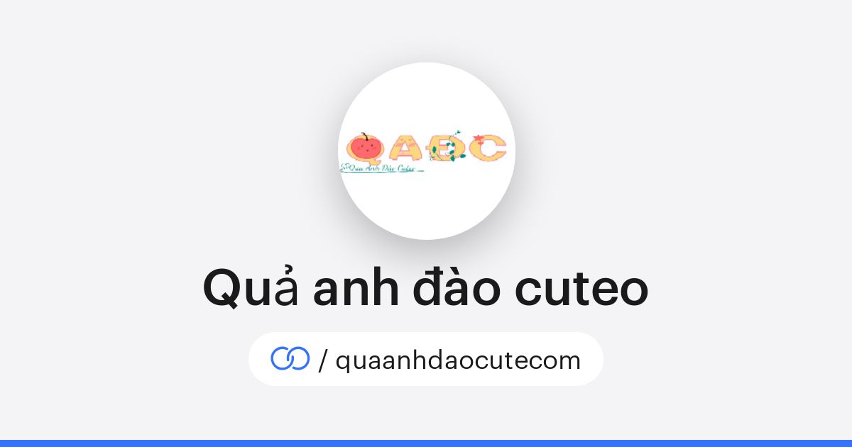 Quả anh đào cuteo (/quaanhdaocutecom) · solo.to