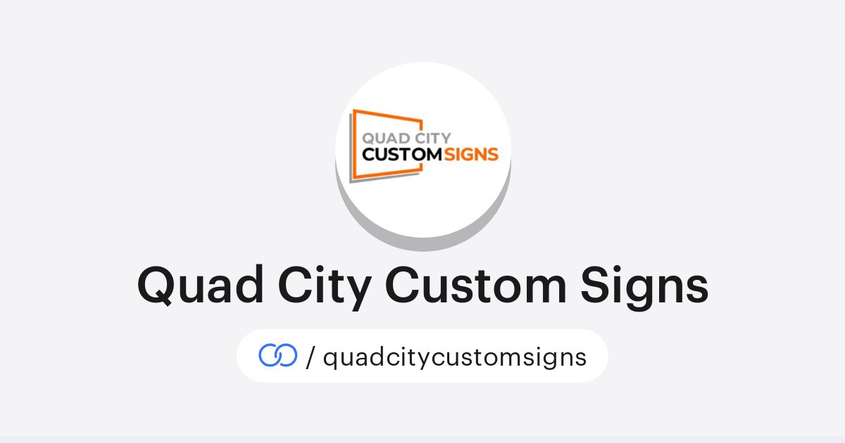 Quad City Custom Signs (/quadcitycustomsigns) · solo.to