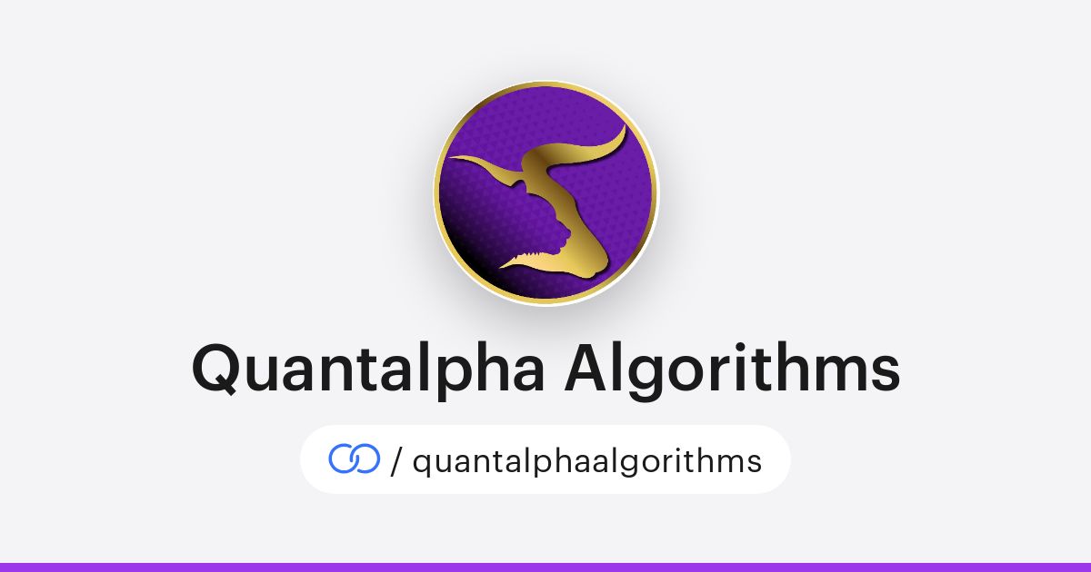 Quantalpha Algorithms (/quantalphaalgorithms) · solo.to