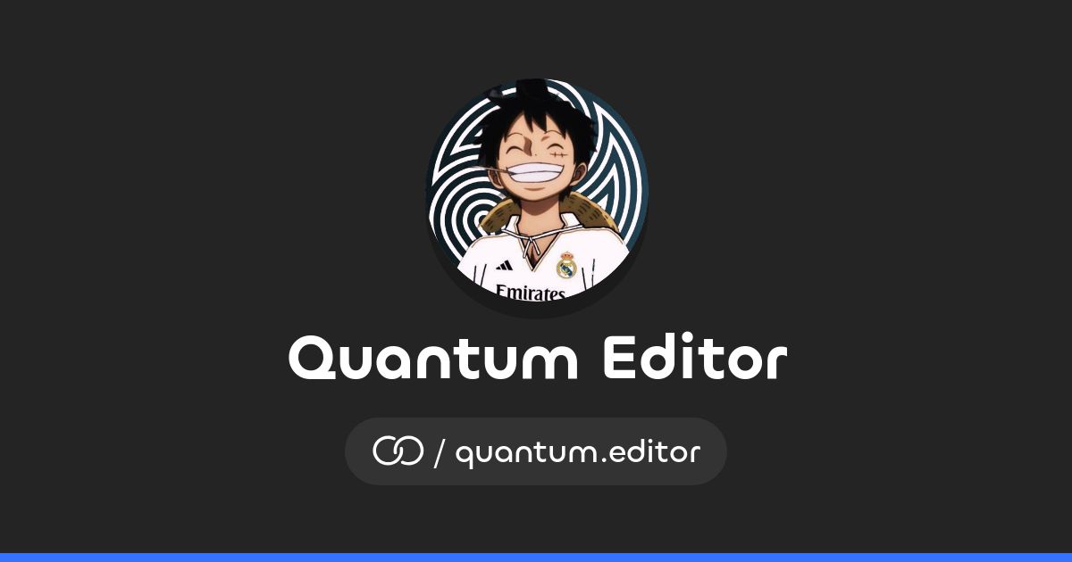 Quantum Editor (/quantum.editor) · solo.to
