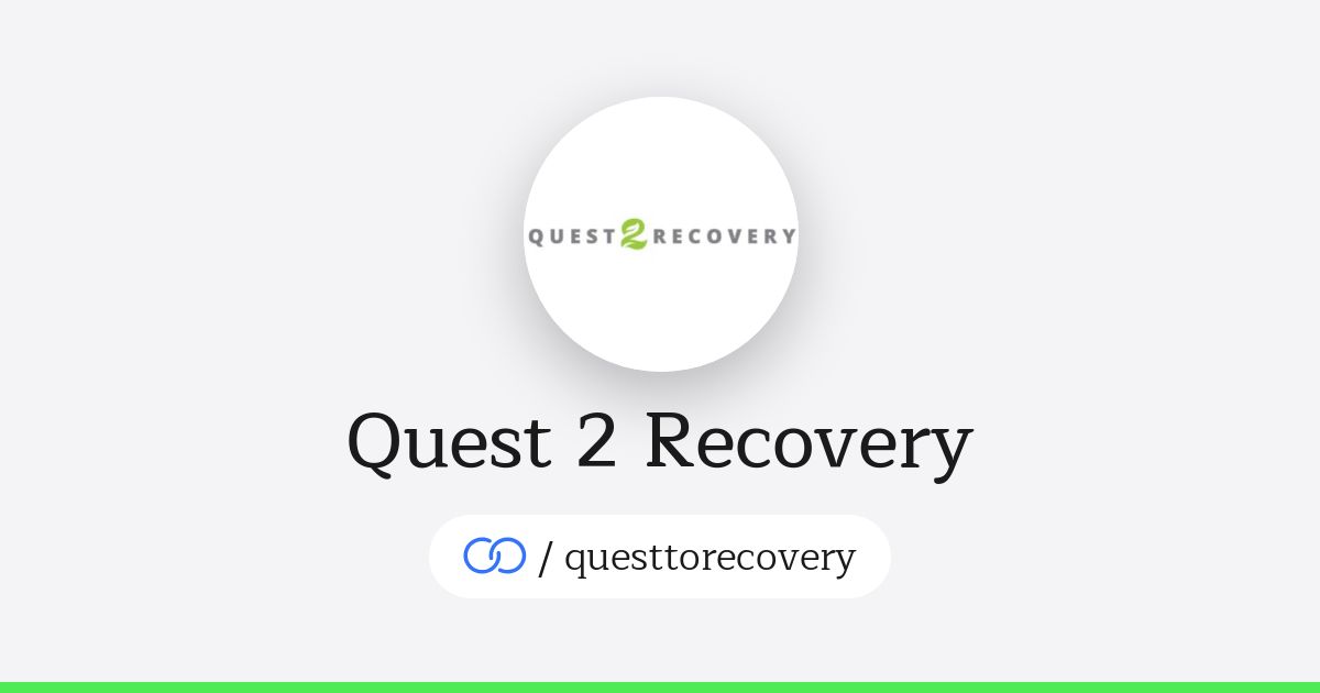 Quest 2 Recovery (/questtorecovery) · solo.to