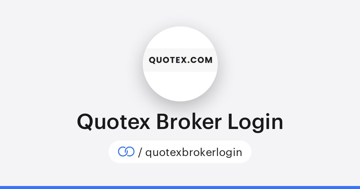 Quotex Broker Login (/quotexbrokerlogin) · solo.to