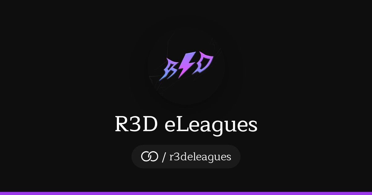 R3D eLeagues (/r3deleagues) · solo.to