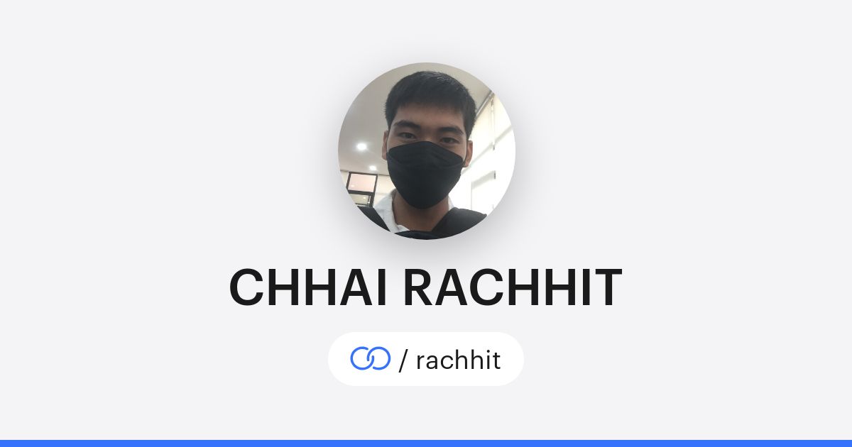 CHHAI RACHHIT (/rachhit) · solo.to