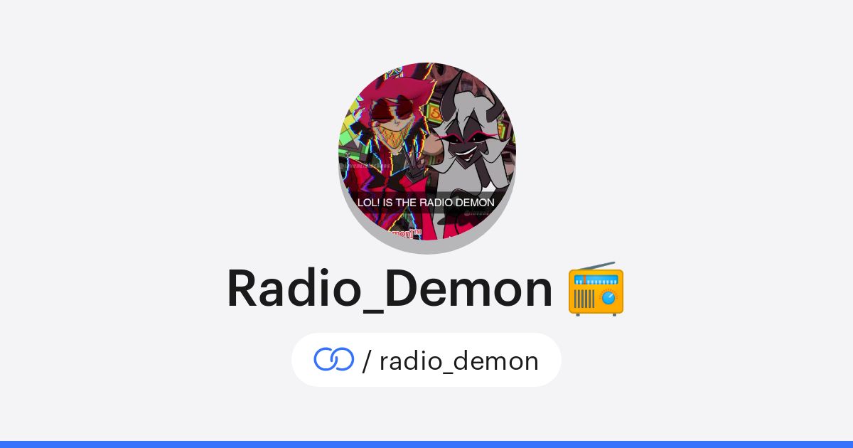 Radio_Demon 📻 (/radio_demon) · solo.to