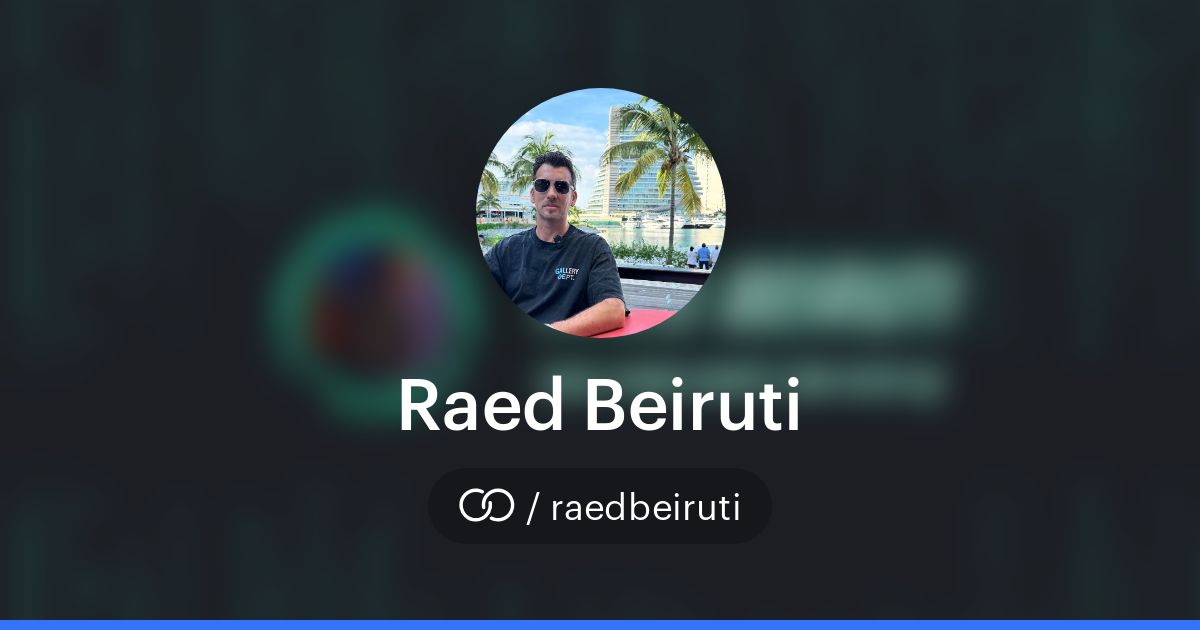 Raed Beiruti (/raedbeiruti) · solo.to