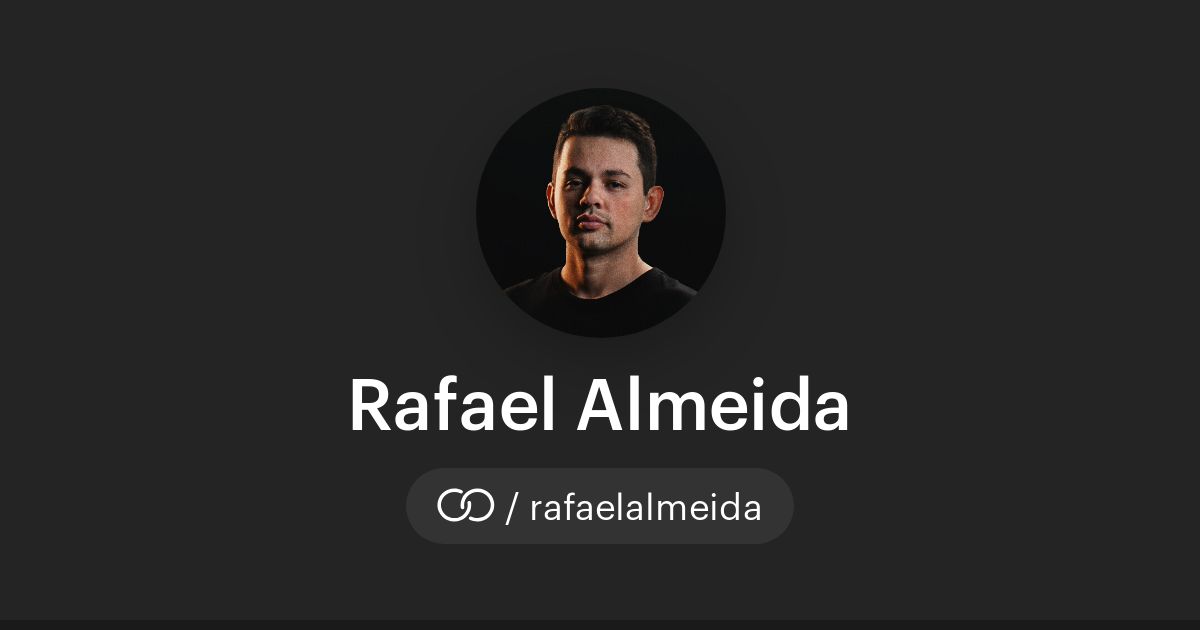 Rafael Almeida (/rafaelalmeida) · solo.to