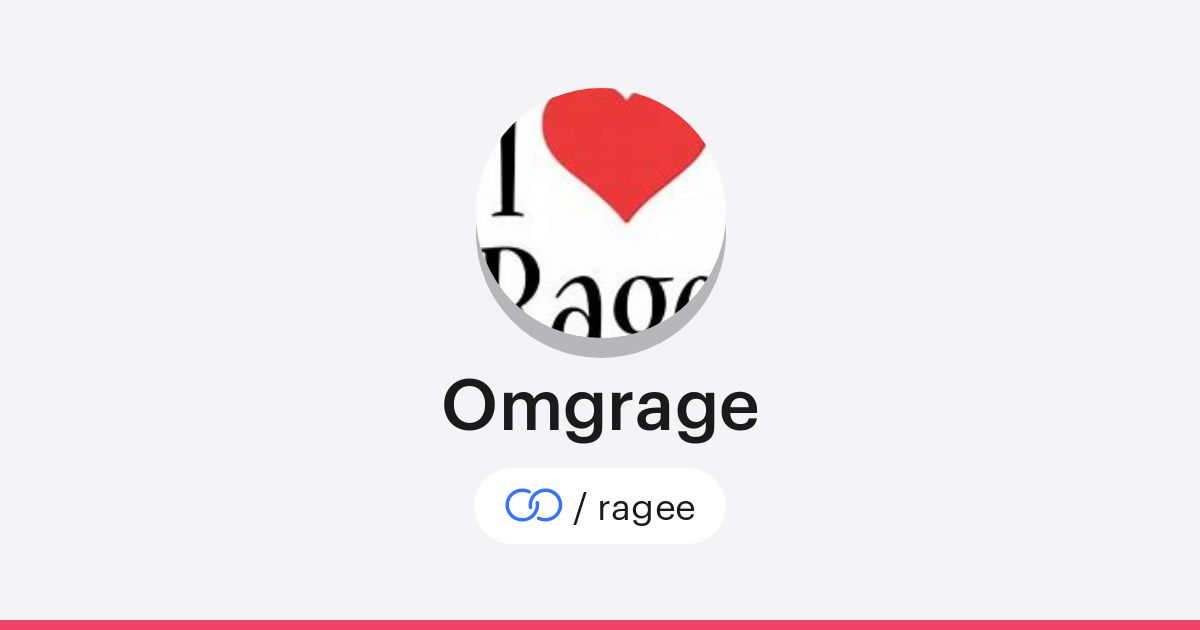 Omgrage (/ragee) · solo.to