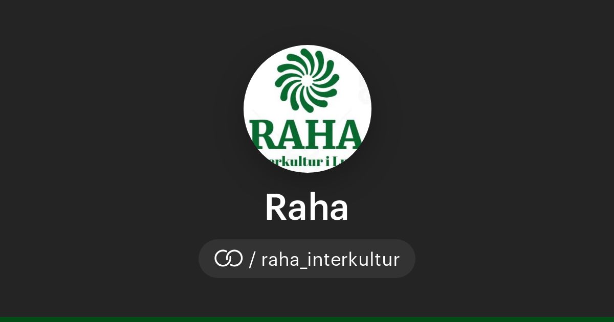 Raha (/raha_interkultur) · solo.to