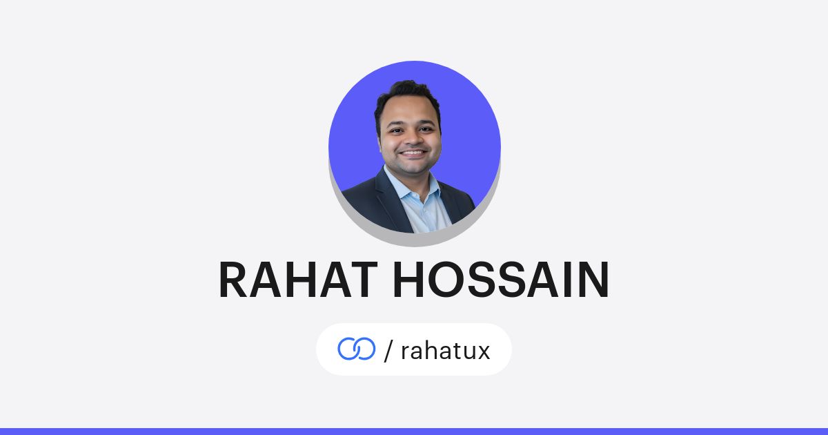 RAHAT HOSSAIN (/rahatux) · solo.to