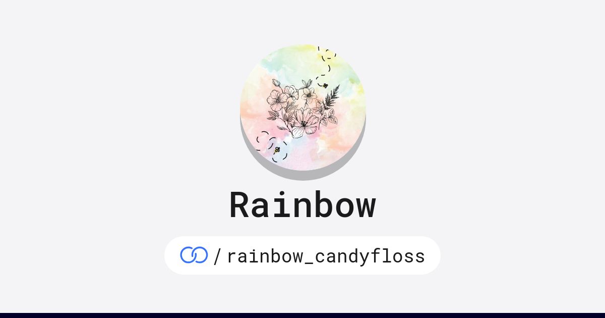 Rainbow (/rainbow_candyfloss) · solo.to