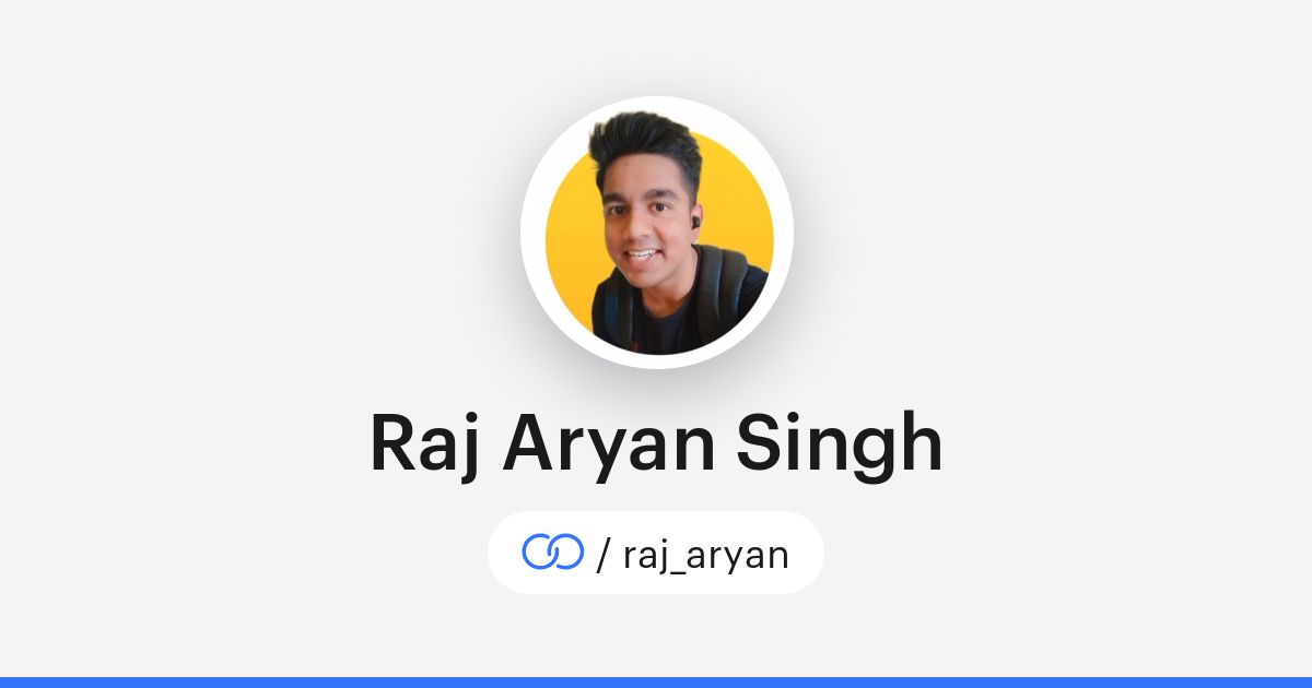 Raj Aryan Singh (/raj_aryan) · solo.to