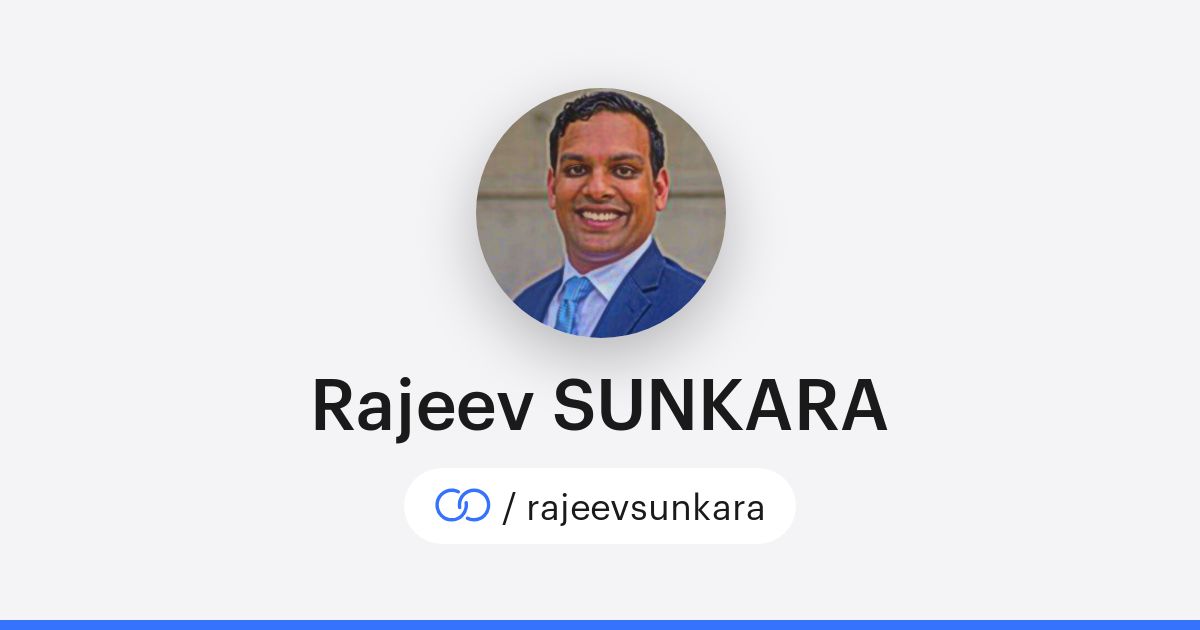 Rajeev SUNKARA (/rajeevsunkara) · solo.to