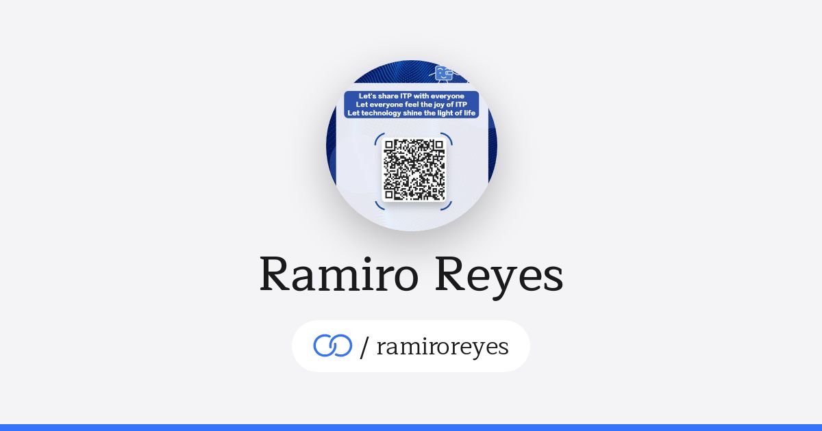 Ramiro Reyes (/ramiroreyes) · solo.to