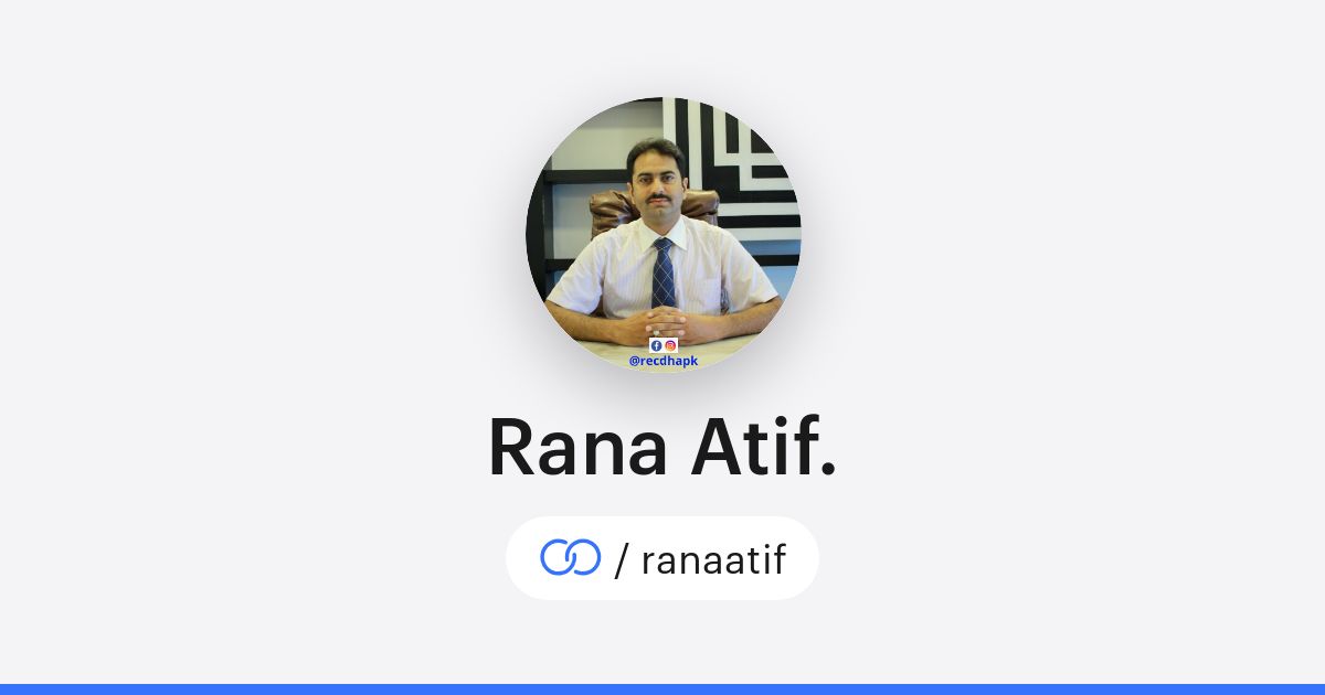 Rana Atif. (/ranaatif) · solo.to