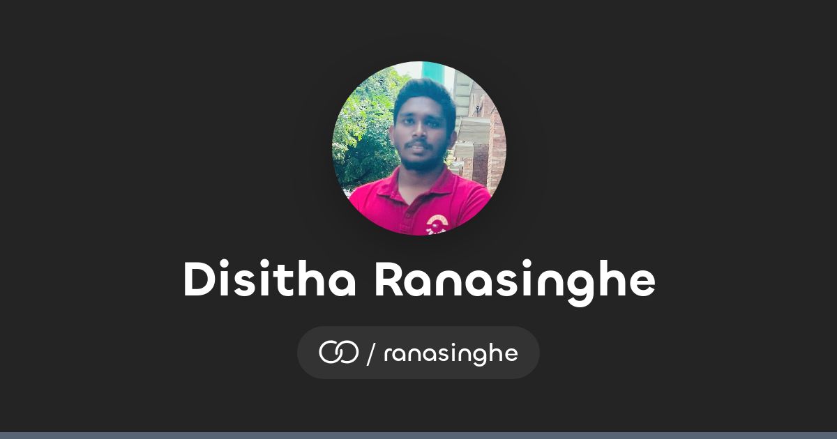 Disitha Ranasinghe (/ranasinghe) · solo.to