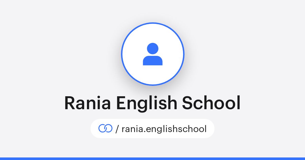 Rania English School (/rania.englishschool) · solo.to