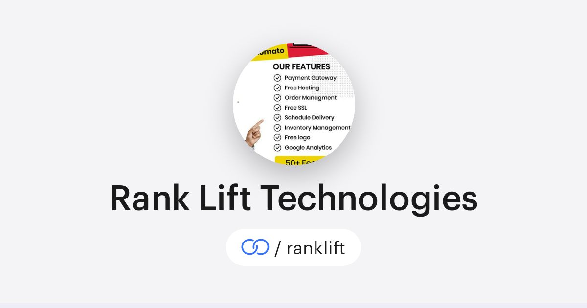 Rank Lift Technologies (/ranklift) · solo.to