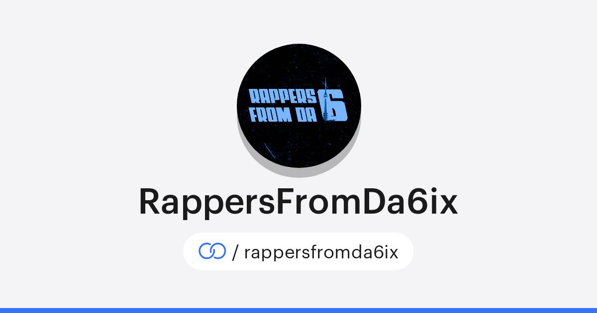 RappersFromDa6ix · solo.to